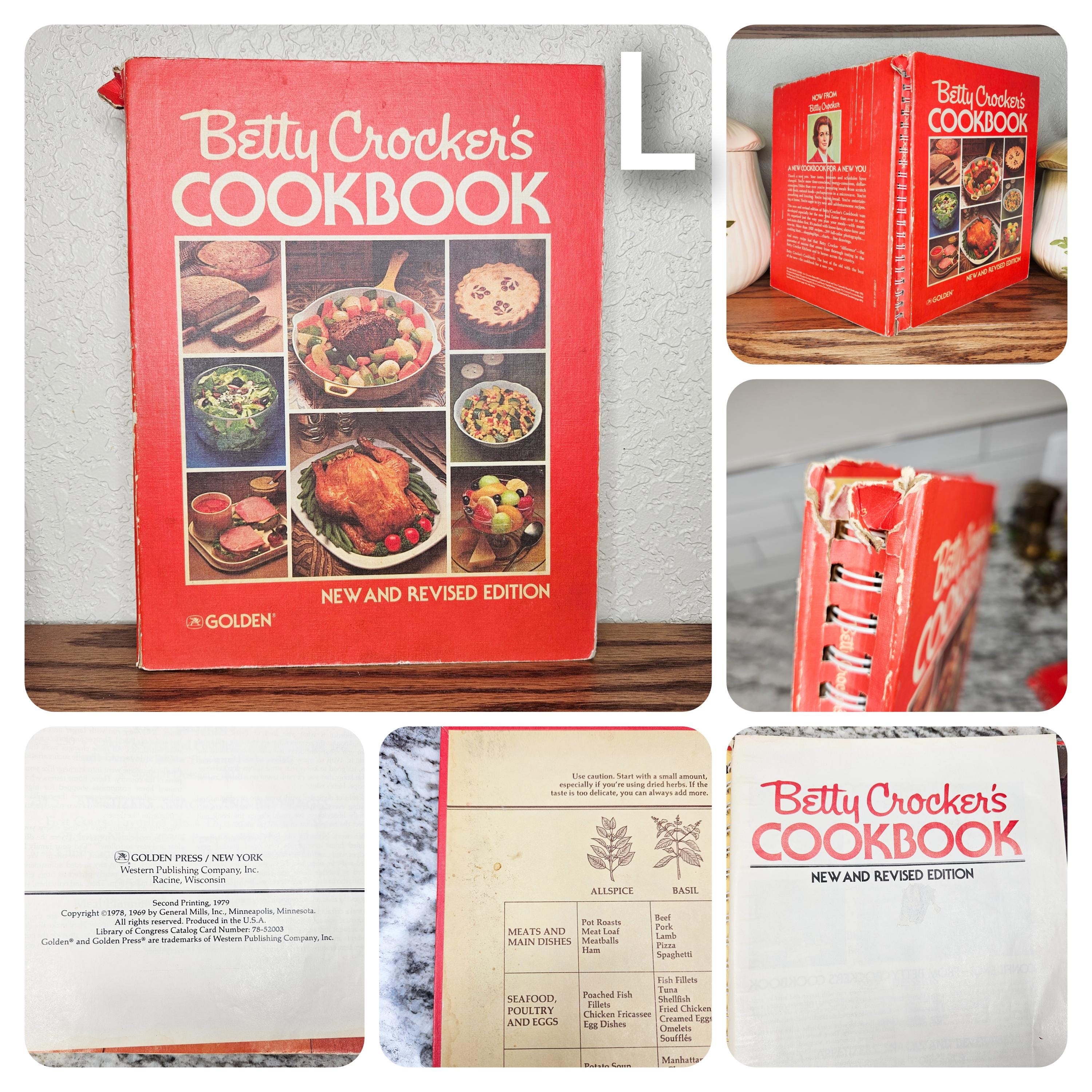 Vintage Betty Crocker Cookbook: Picture Cook Book, Choice of Editions ...