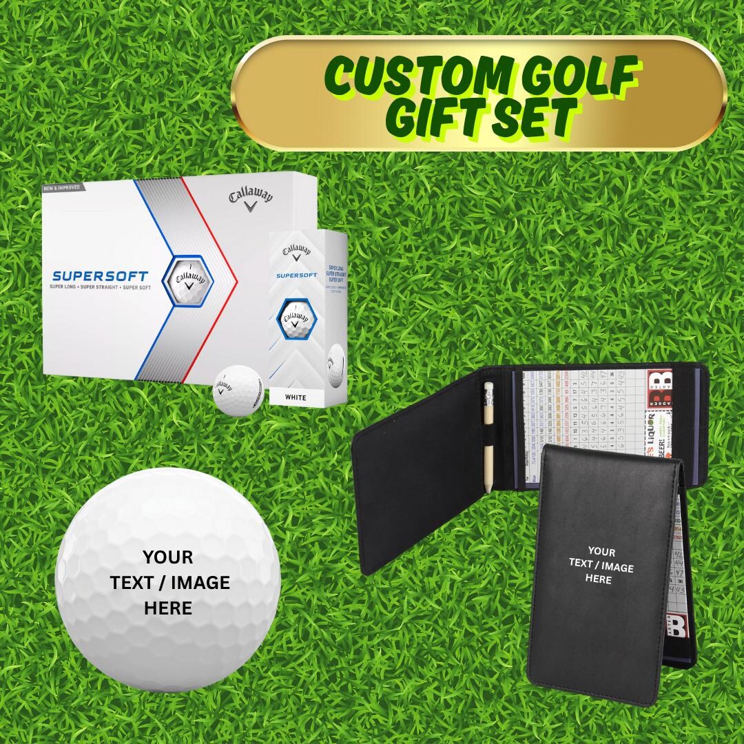 Personalized Golf Gift Set: 12 Custom Callaway Balls & Scorecard Holder ...