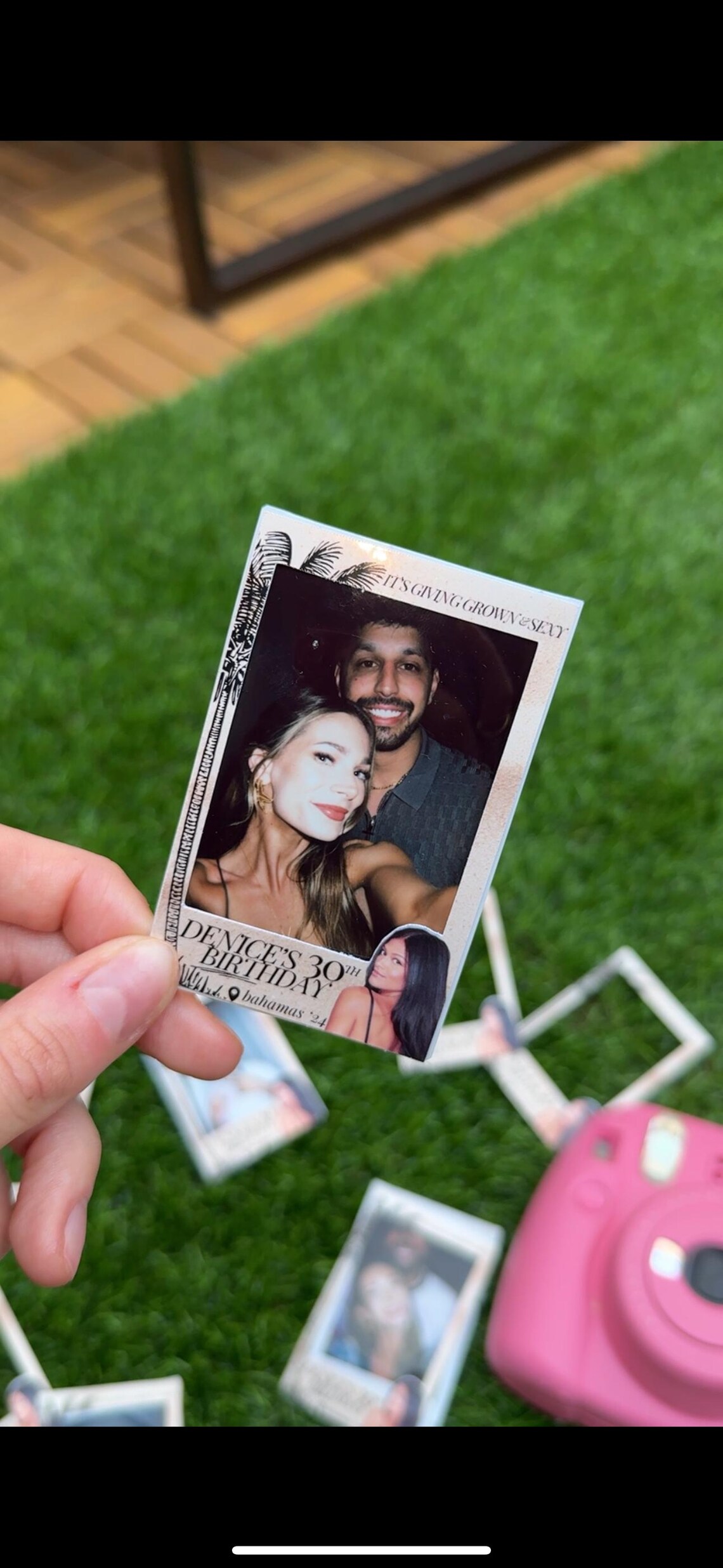 Custom Polaroid Fujifilm Film Sticker Label for Instax Mini Film- Party ...