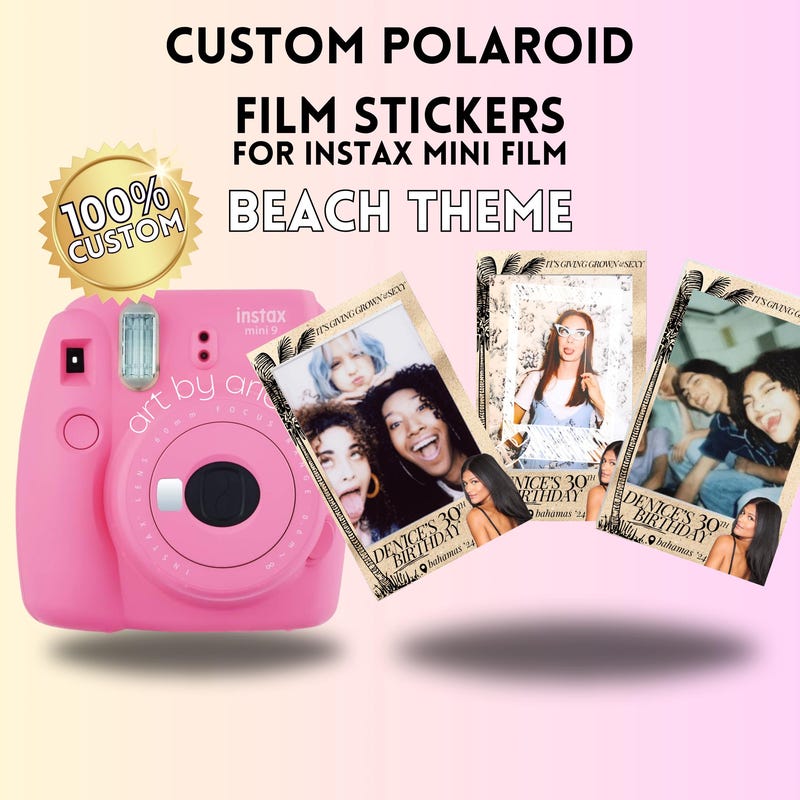 Girl With Polaroid - Etsy
