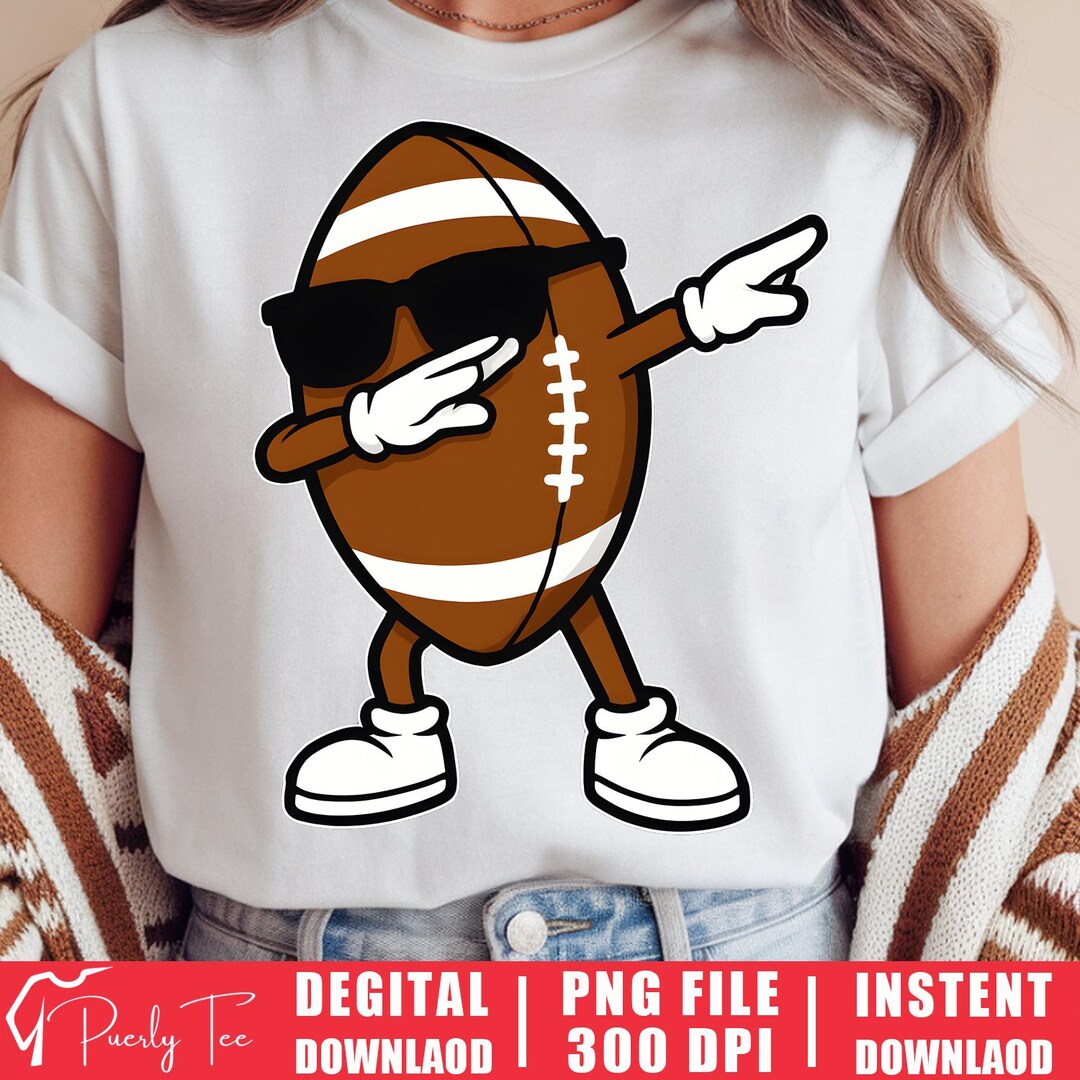 Football PNG: Dabbing Football Clipart (digital Download) - Etsy