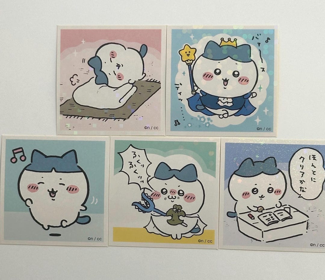 Chiikawa Sticker Set Hachiwale Usagi Not for Sale New Kawaii Japan ...