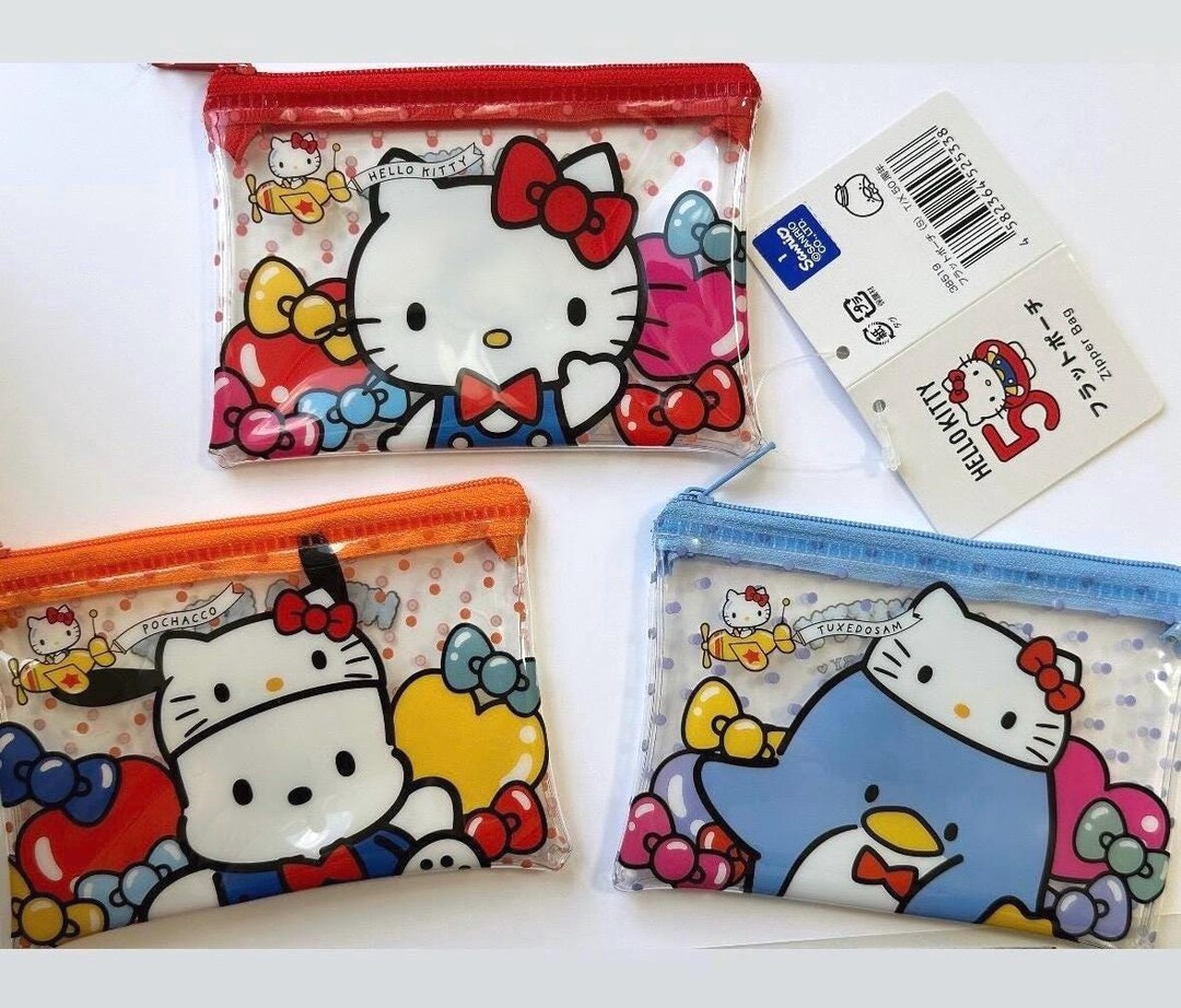 Hello Kitty 50th Anniversary Mini Pouch Hello Kitty Pochacco Tuxedosam ...