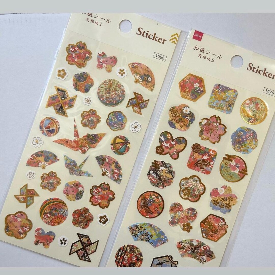 Japanese Pattern Stickers/japanese-style Sticker /washi Paper/cherry ...