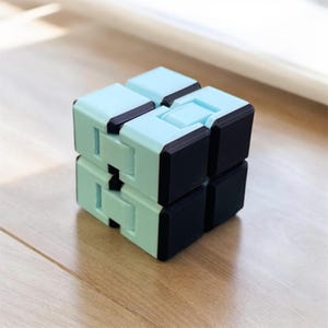 Infinity Cube Fidget Toy Colorful and Customizable Stress Reliever ...