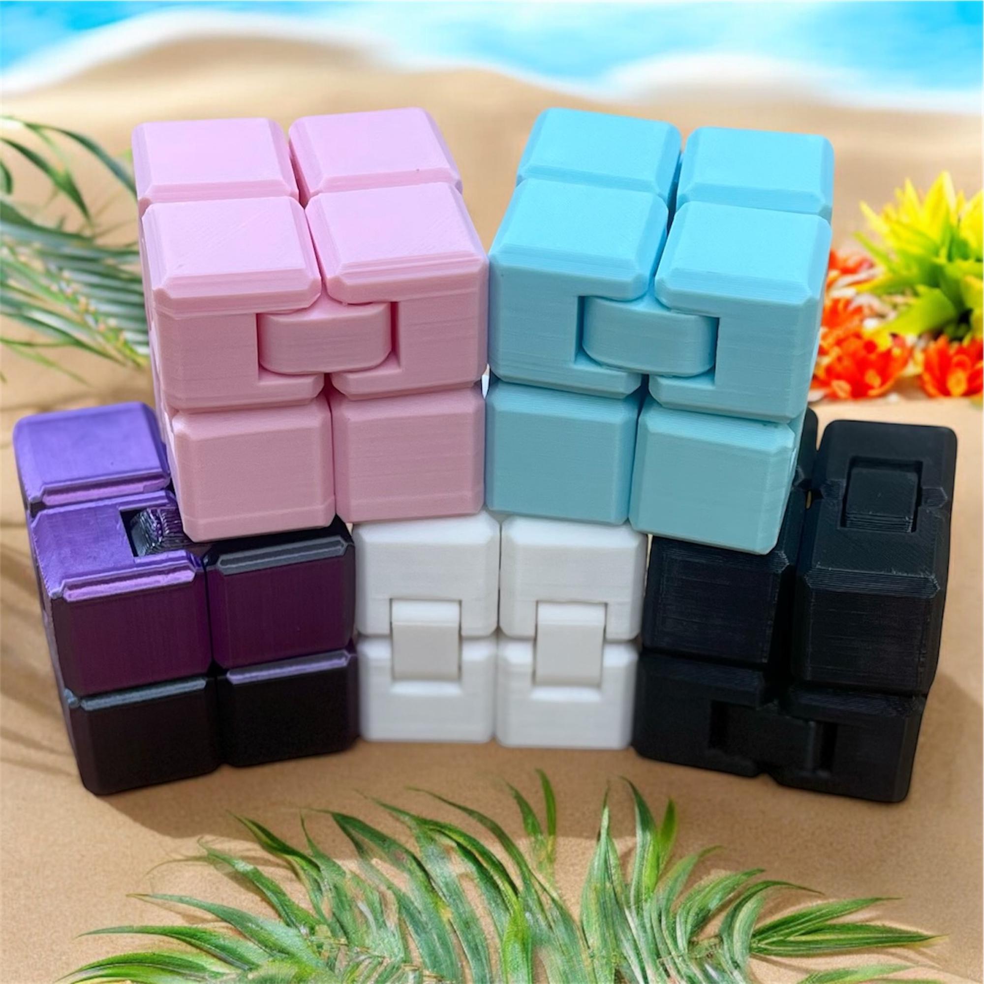 Infinity Cube Fidget Toy Colorful and Customizable Stress Reliever ...