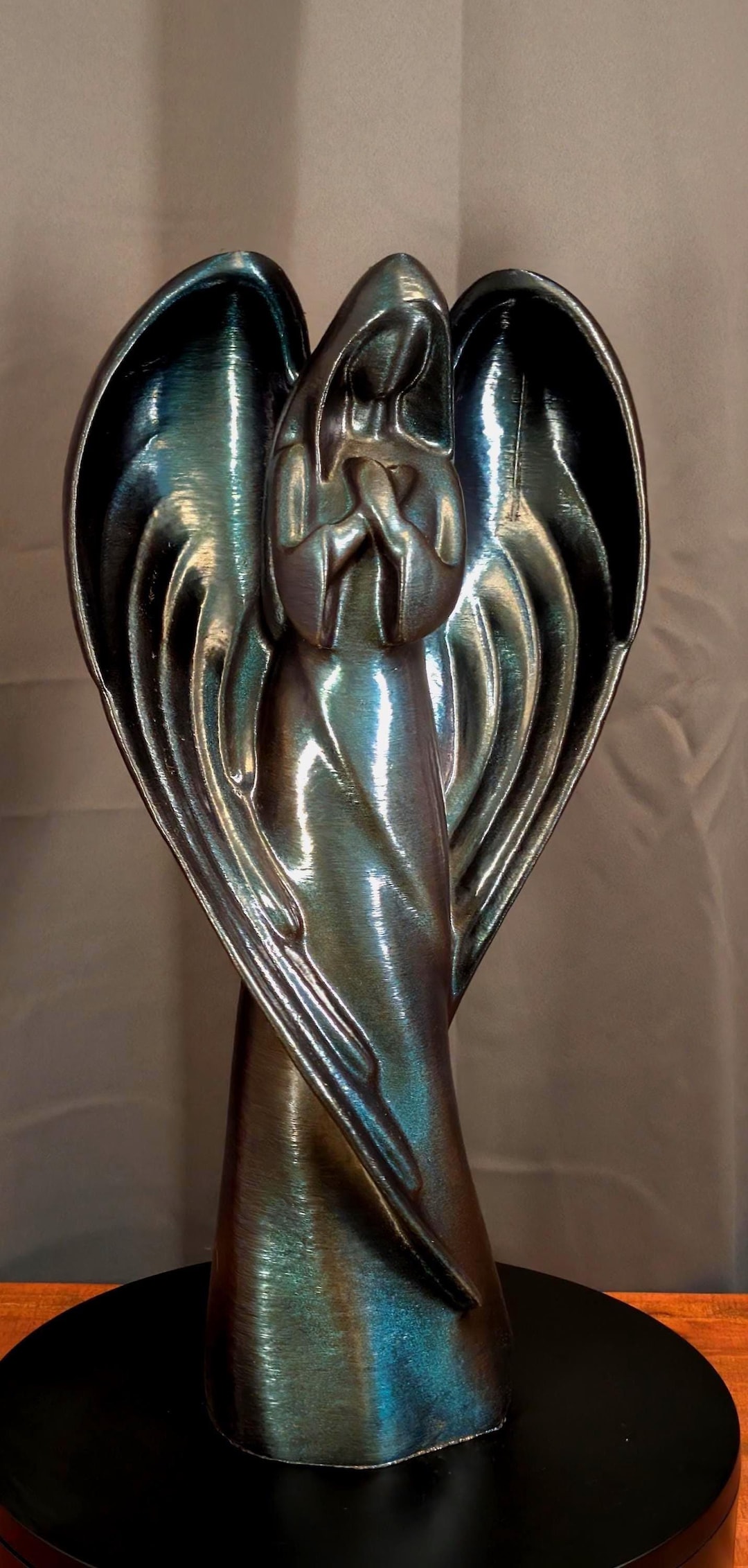Memorial Angel Art – Modern Guardian Angel Sculpture, Minimalist Angel ...