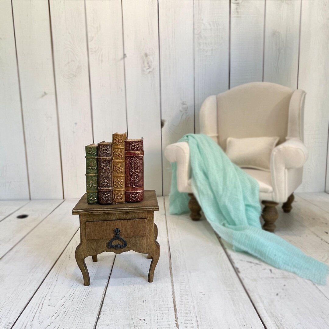 Tiny Bedside Table Photography Props, Newborn Photography Props ...