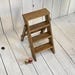 Rustic Wooden Ladder Prop: Walnut First Birthday Photography Accessory ...