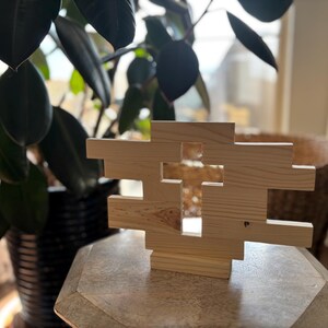 Wooden Cross / Reclaimed Wood Cross / Table Top Cross / Desktop Cross ...