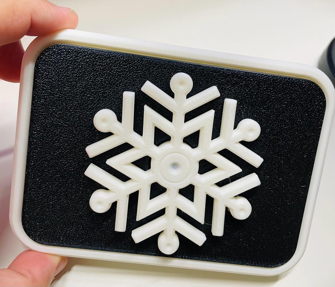 3D Printed Mechanical Lockbox, Snowflake Gift Card Holder - Etsy