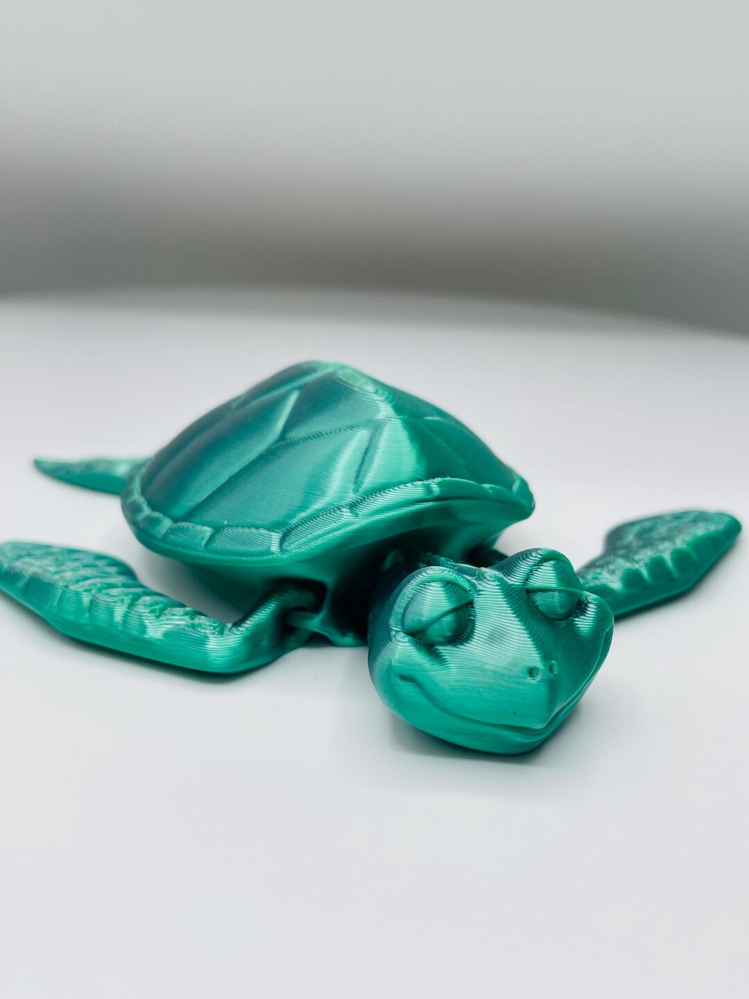 Sea Turle, Articulated Flexible Fidget, Sensory Toy, 3D Printed, Mini ...