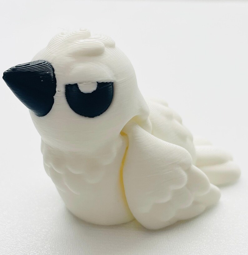 Mini Crow, Articulated, Flexible Fidget Sensory Toy, 3D Printed, Gifted ...