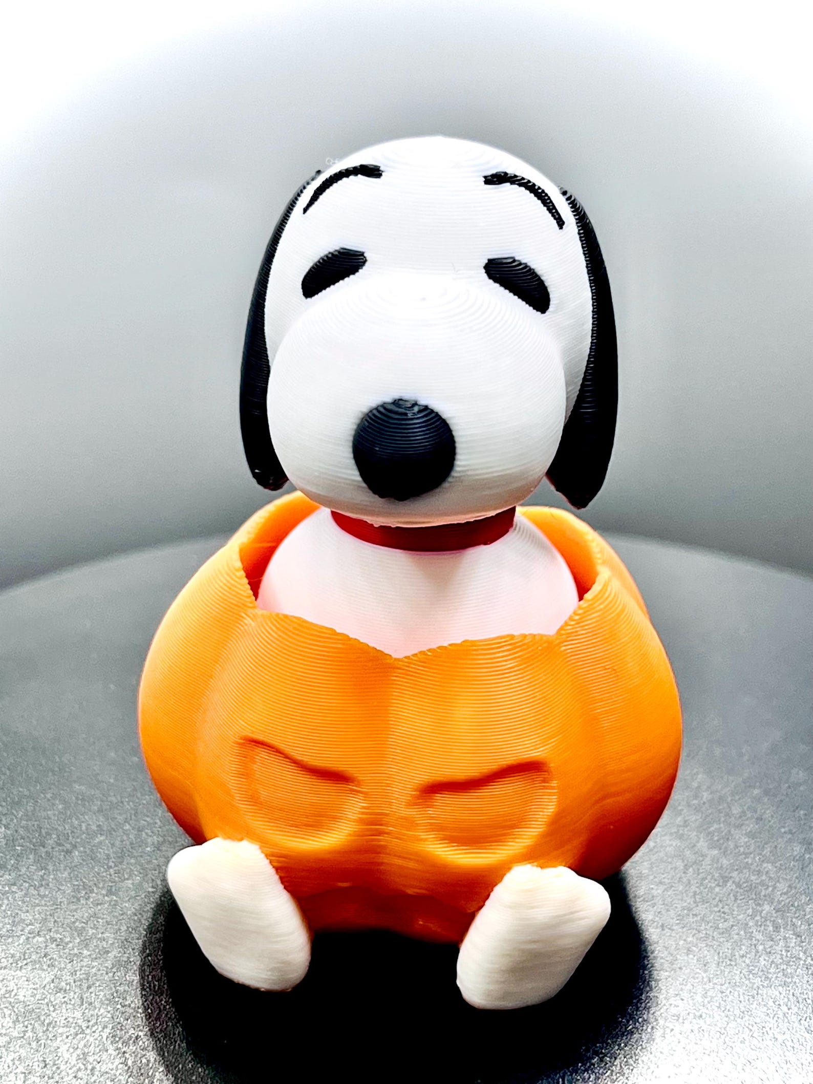 3D Printed Snoopy Pumpkin Fidget Clicker: Sensory Desk Toy Spooky ...