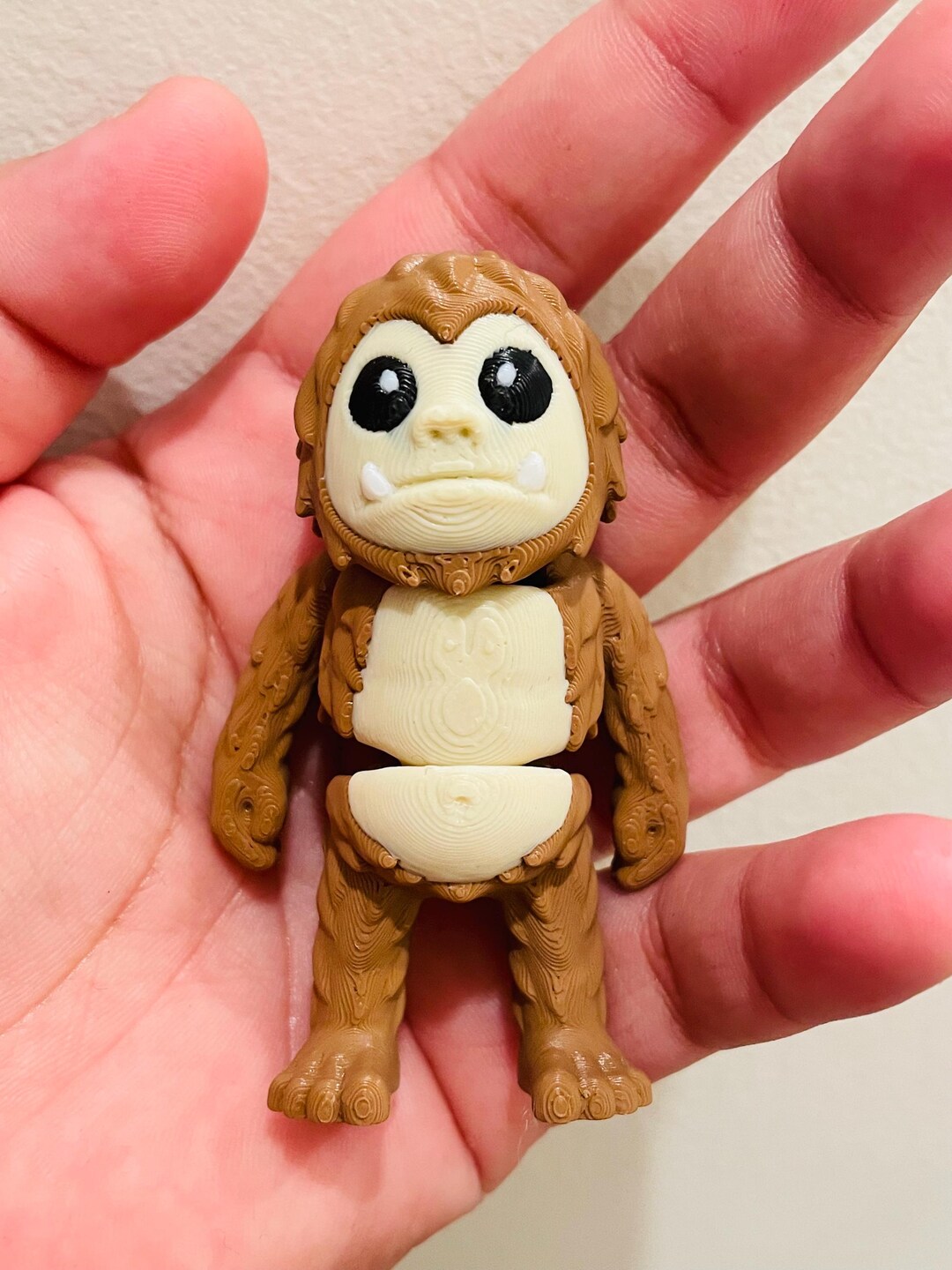 Mini Bigfoot, Articulated, Flexible Fidget Sensory Toy, 3D Printed ...