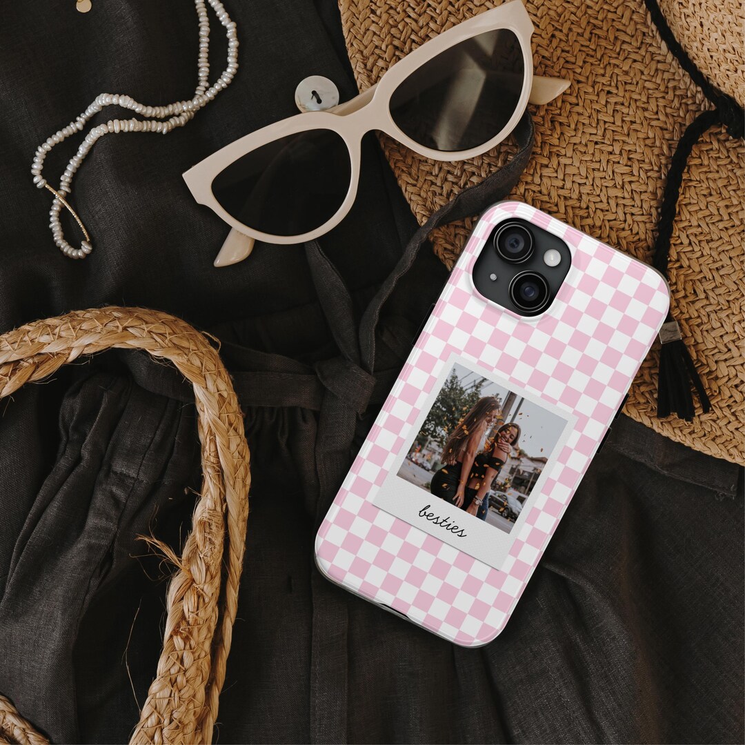 Custom Polaroid Photo Tough Phone Case Personalized iPhone 16 Pro Case ...