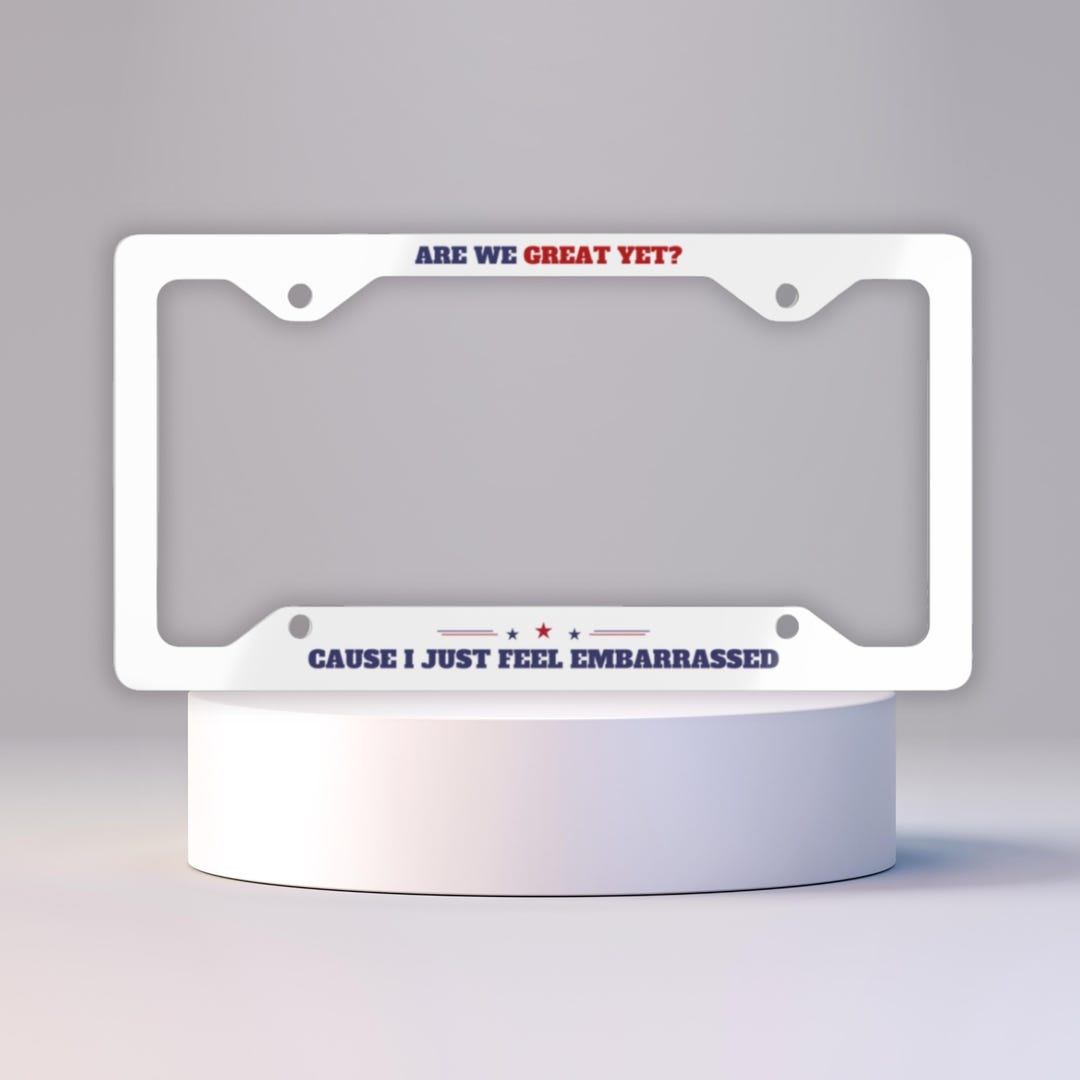 Anti Trump Car Decor, License Plate Frame, Democratic Car Accessories ...