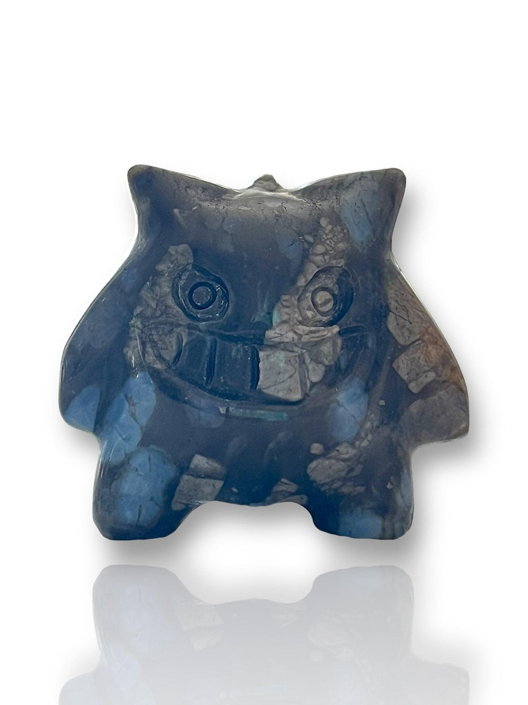 Natural Stone, Rhyolite, Gengar Statue 1.25inch, Que Sera Stone ...