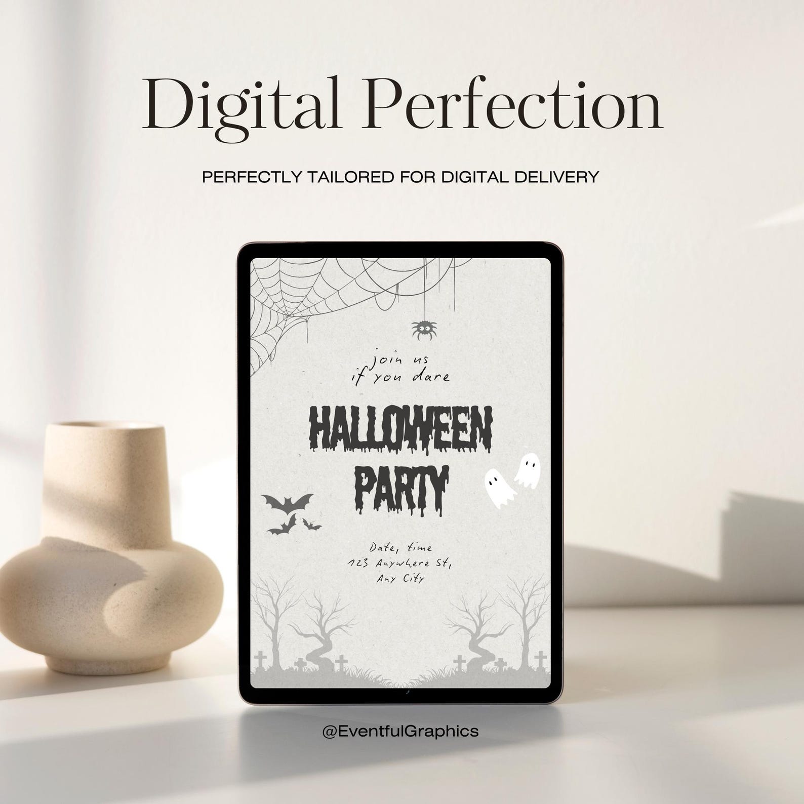 Halloween Party Invitation | Personalized Digital Invite | Spooky Party ...