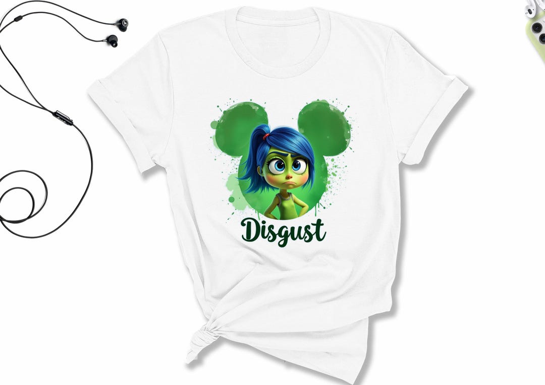 Inside Out Disgust Shirt, Disney Feelings Shirt, Disney Anxiety ...