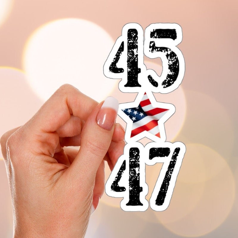 Trump 47 Sticker - Etsy