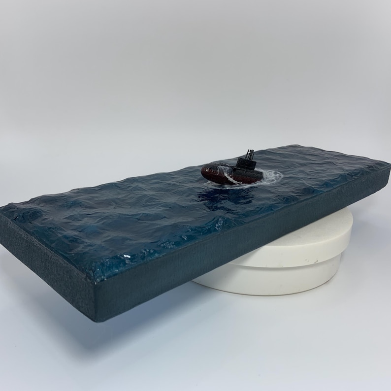 Kilo-class Submarine Model, Emergency Surfacing Diorama 1/700 Scale - Etsy