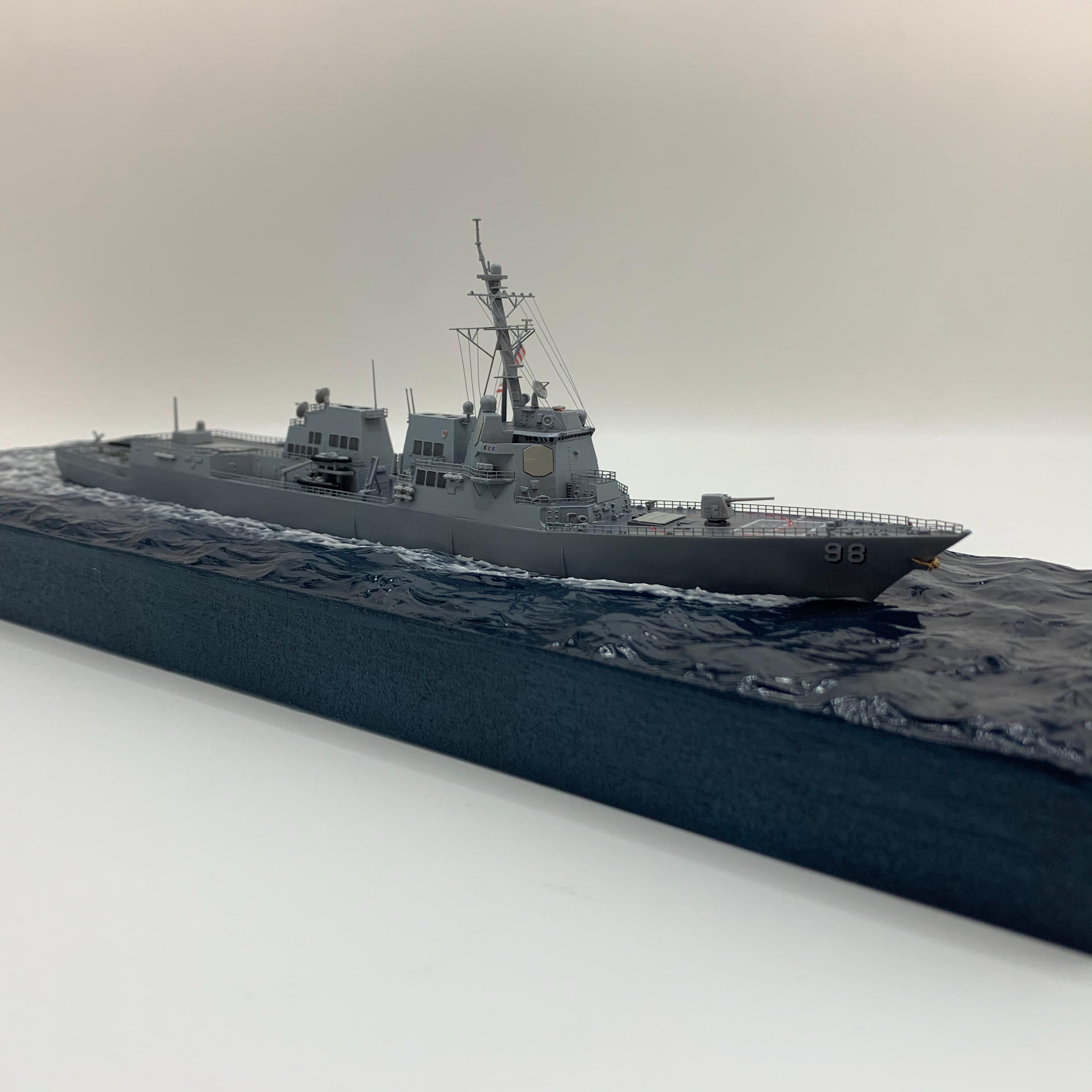Arleigh Burke Class Destroyer Model, USS Forrest Sherman, Missile ...