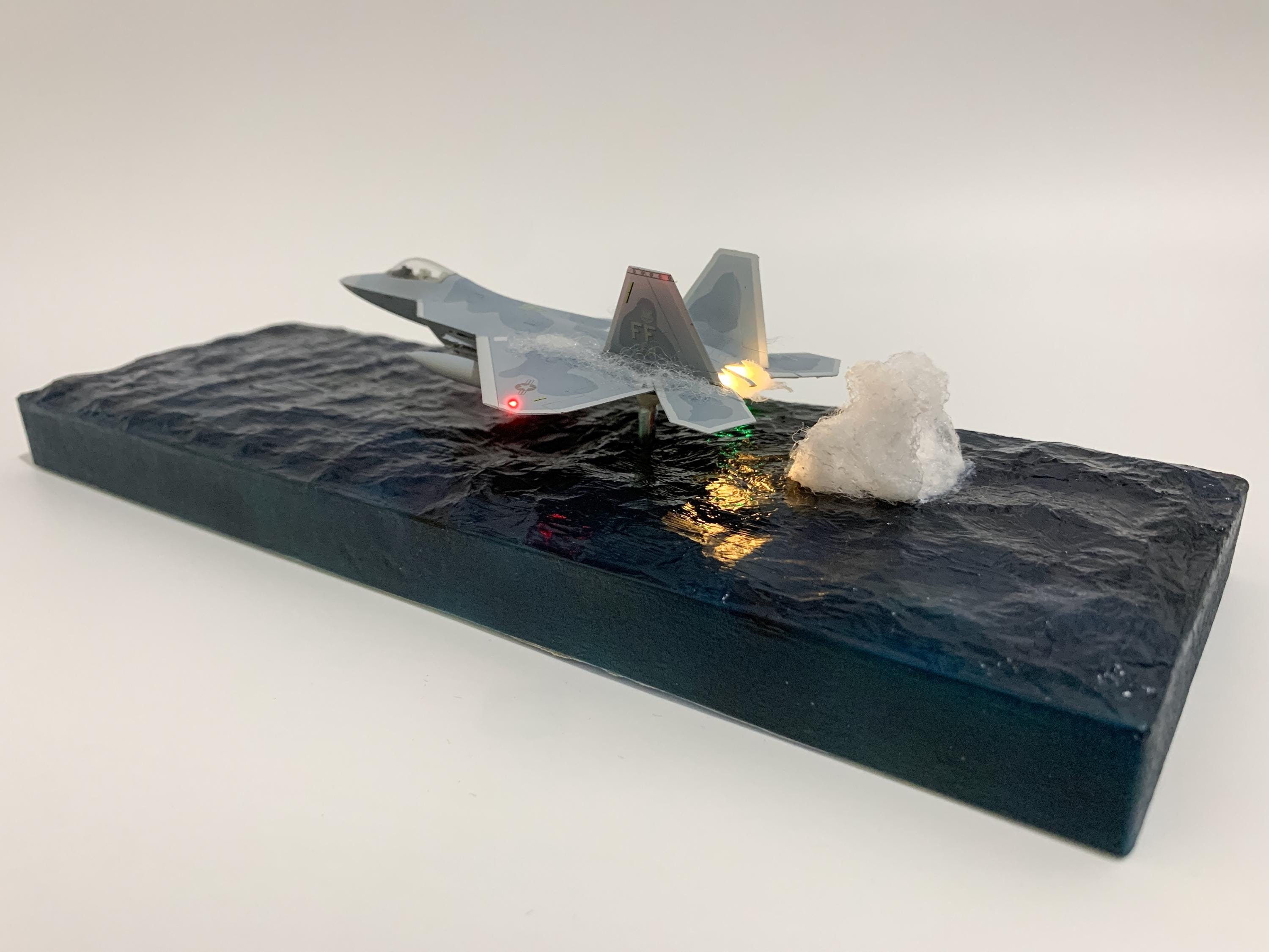 1:144 Scale Lockheed Martin/boeing F-22 Raptor Aircraft Jet Fighter ...