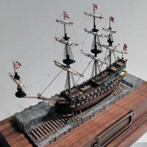 HNLMS De Zeven Provinciën Ship Model (1/700) | Aged Dutch Sailboat ...