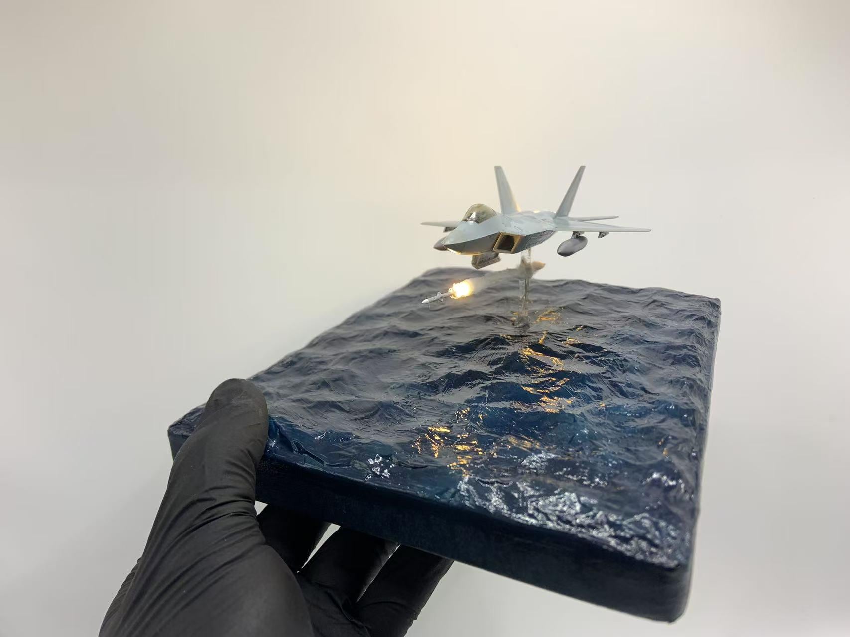 1:144 Scale Lockheed Martin/boeing F-22 Raptor Aircraft Jet Fighter ...