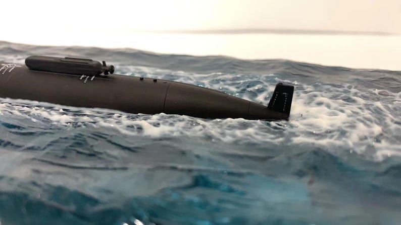 USS Greeneville (SSN-772) Submarine Model | Los Angeles Class, Ocean ...