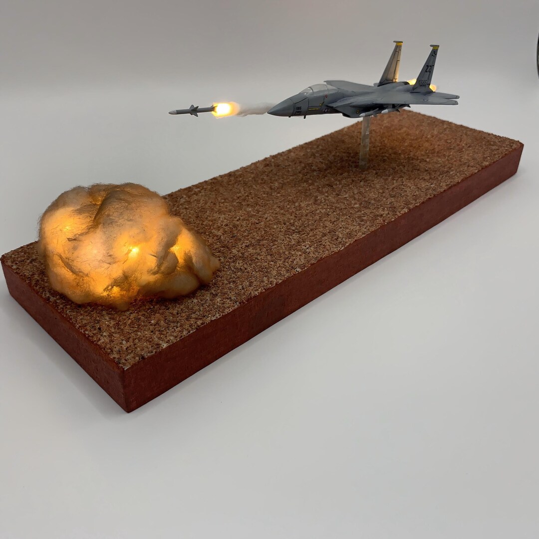 Handcrafted 1/144 Scale USAF Mcdonnell Douglas F-15 Eagle Aircraft Sand ...