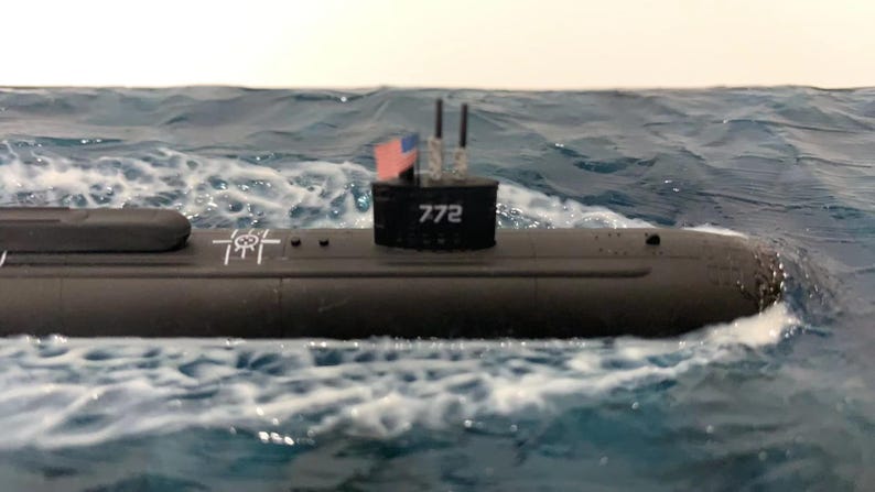 USS Greeneville (SSN-772) Submarine Model | Los Angeles Class, Ocean ...