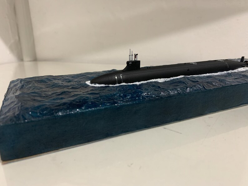 1/700 USS Seawolf Class Fast Attack Nuclear Submarine Model - Etsy