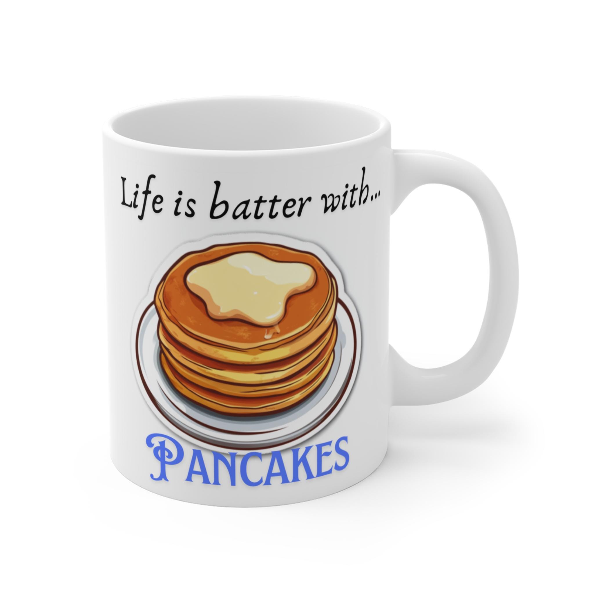 Funny Pancake Mug, Pancake Gifts, Pancake Lover, Breakfast Mug ...