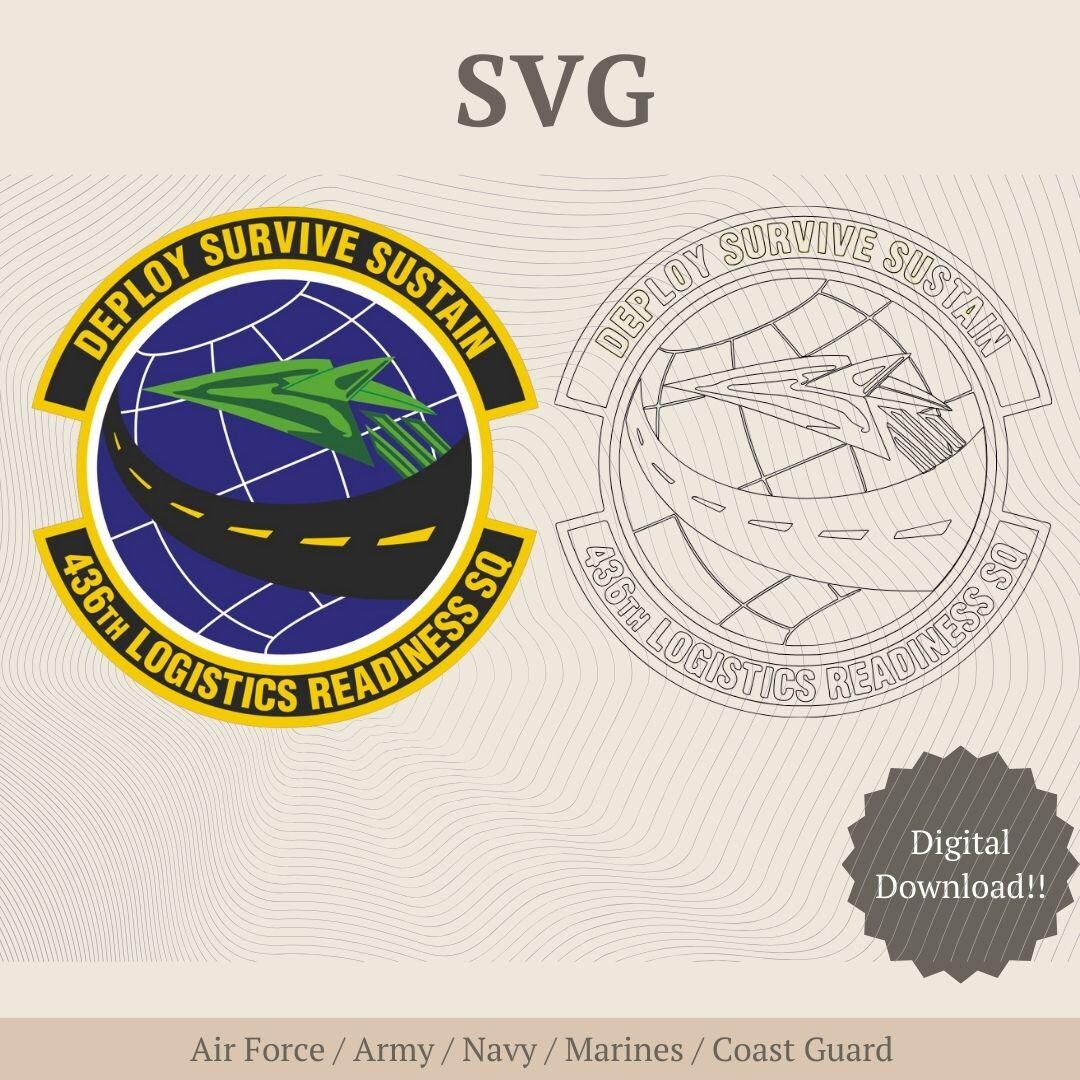Logistics Readiness SVG, Air Force, Dover, Laser Ready, Vector, Digital ...