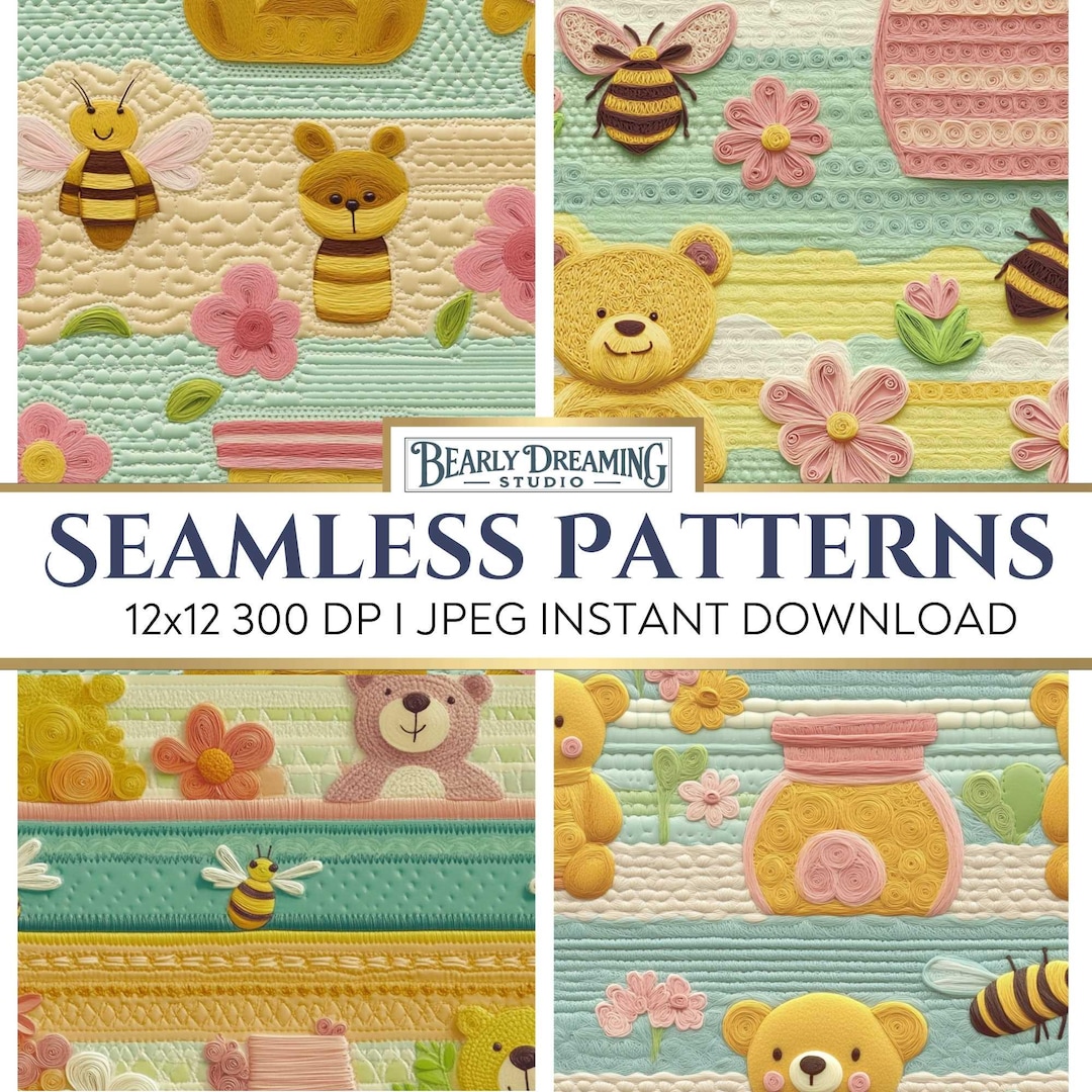 Seamless Digital Pattern for DIY Projects 12x12 High-resolution Design ...