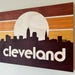 Cleveland Wall Art - Home Decor, Cleveland Sunset Sign, Cleveland ...