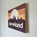 Cleveland Wall Art - Home Decor, Cleveland Sunset Sign, Cleveland ...