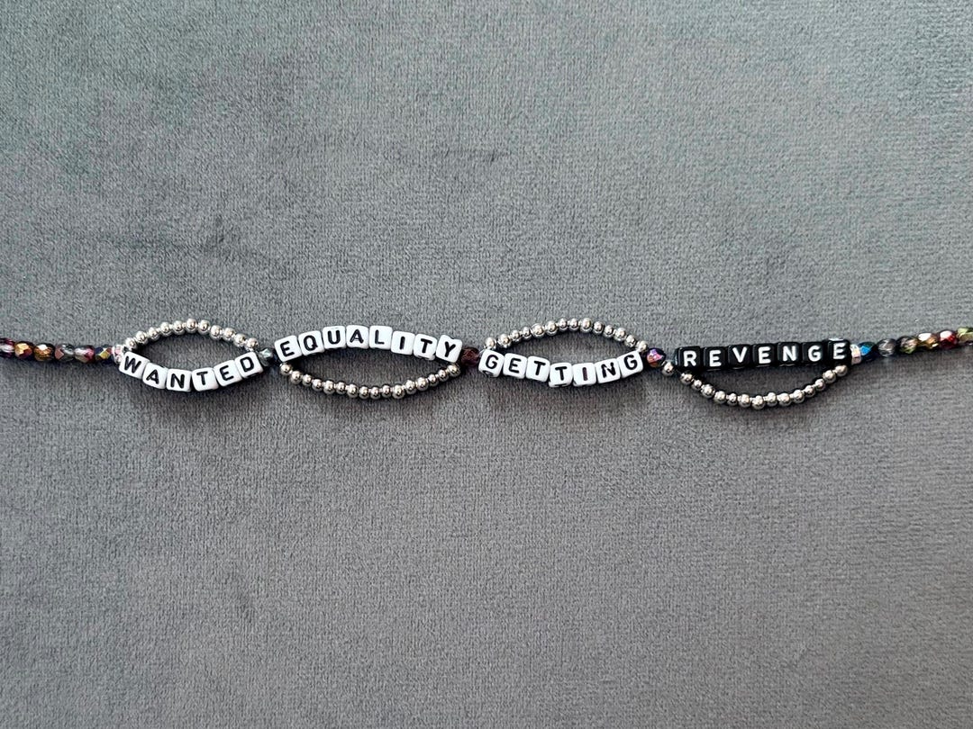 Wanted Equality, Getting Revenge Bracelet – Double Layer Feminist ...