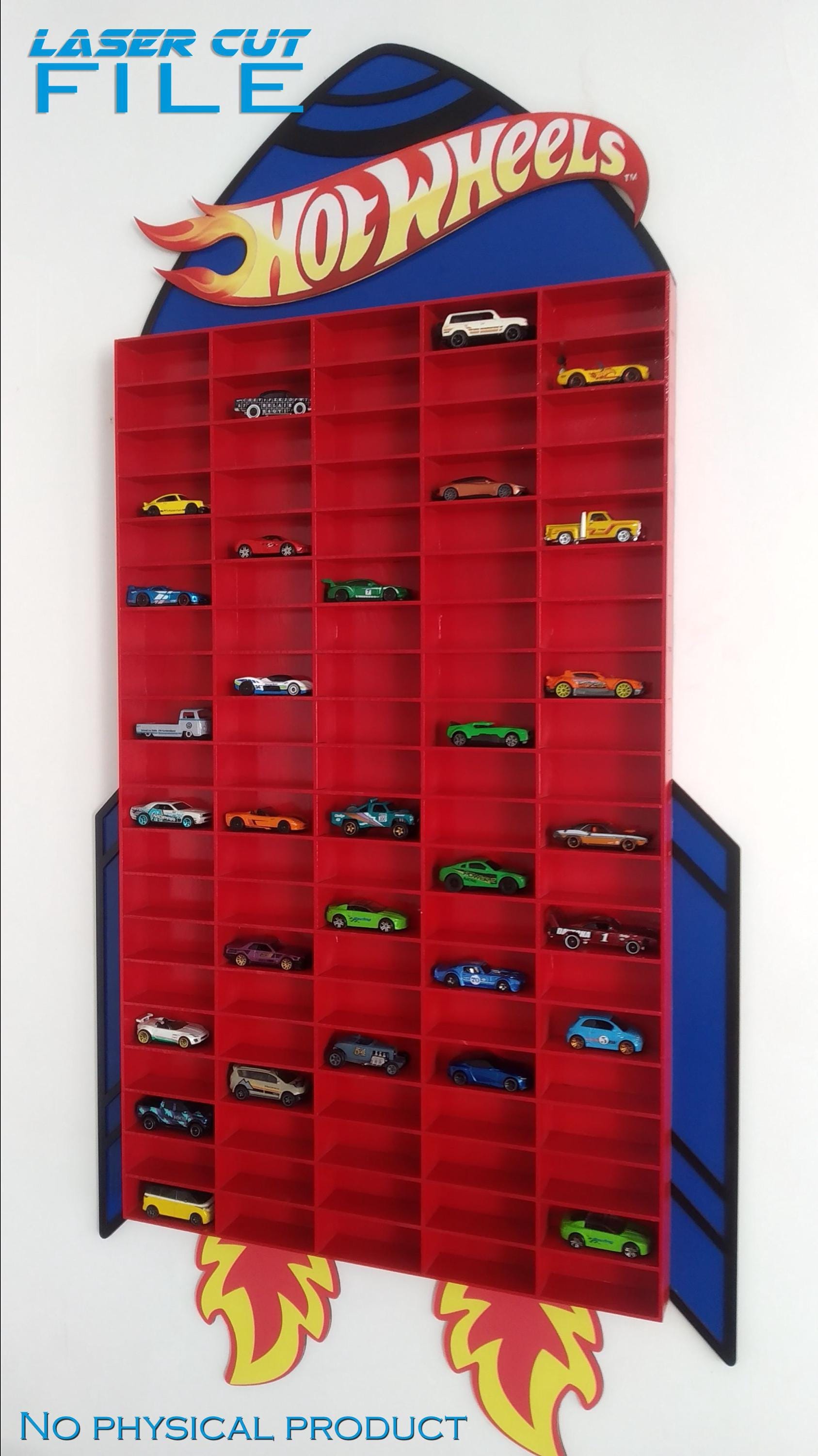DIGITAL FILE of Toy Car Storage Shelf for 1:64 Scale, Instant Download ...