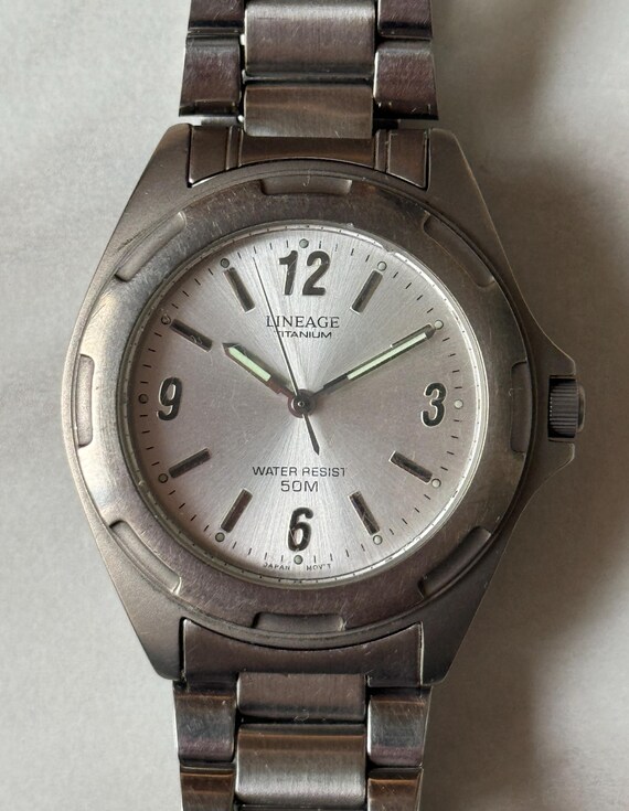 Vintage Casio Lineage Titanium LIN-108 Watch / Workin… - Gem