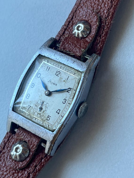 Rare WW2 Stowa Military Watch! with original strap! w… - Gem