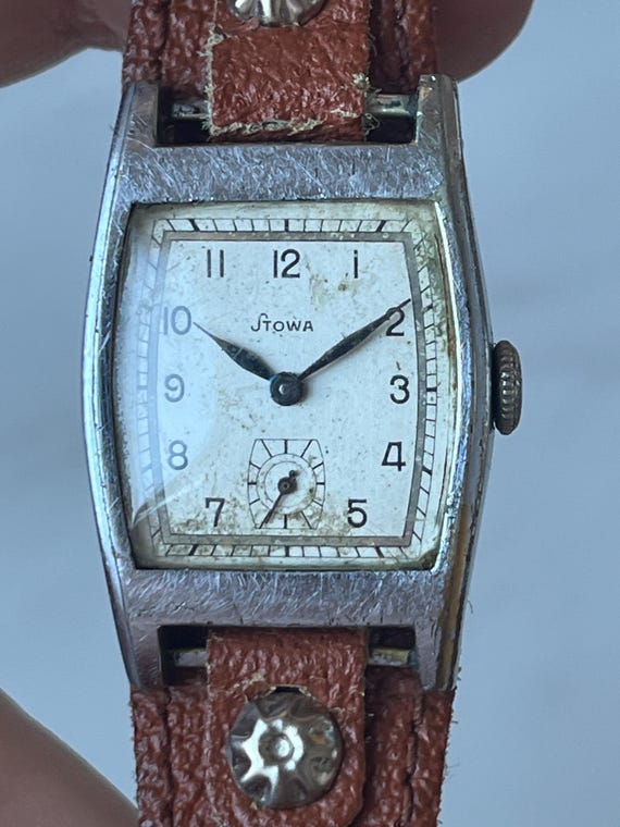 Rare WW2 Stowa Military Watch! with original strap! w… - Gem