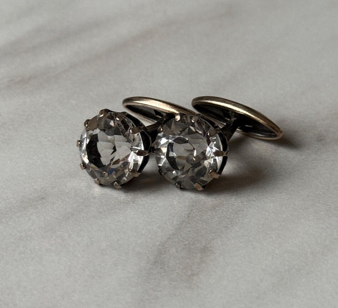 Vintage USSR Russian Sterling Silver 875 / Rock Crystal / Soviet ...
