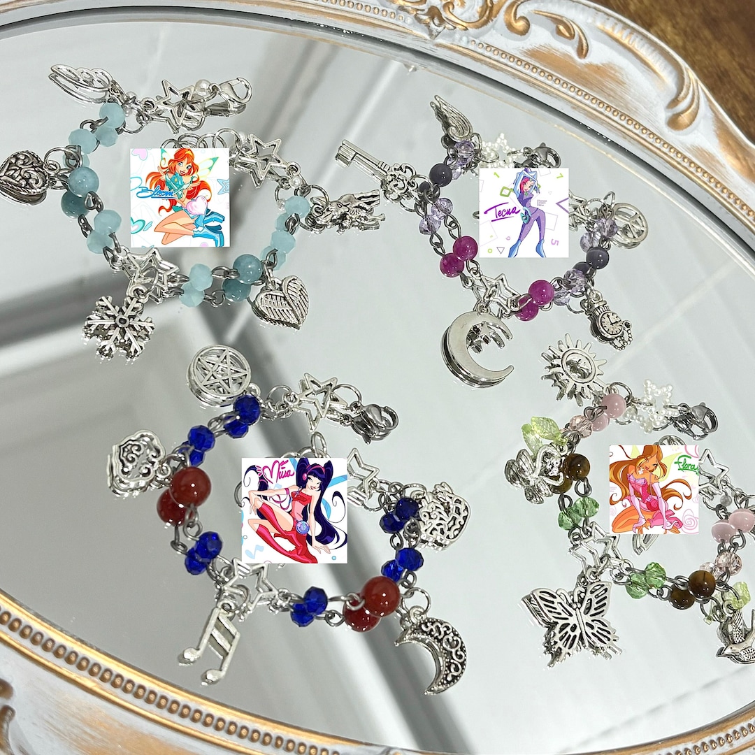Inspired Winx Club Bracelets / Gifts for Her / Whimsical Charms ...