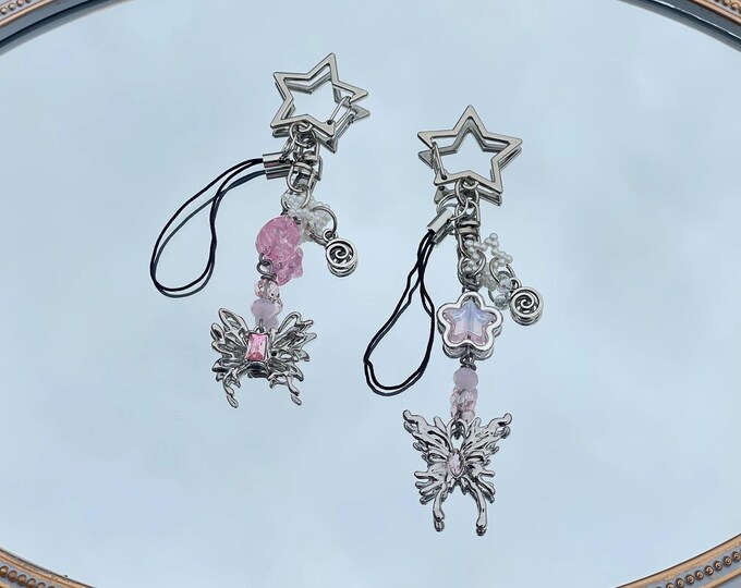 Y2k Cute Aesthetic , Butterfly , Kawaii , Purple , Pink , Crystal ...