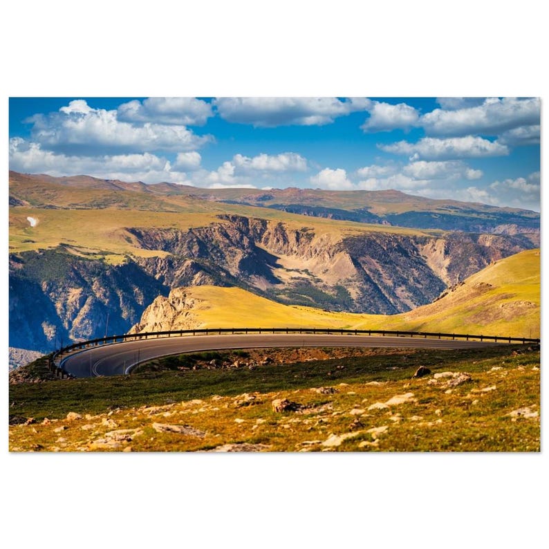 Winding Through Wilderness: Beartooth Highway Majesty - Wall Art ...