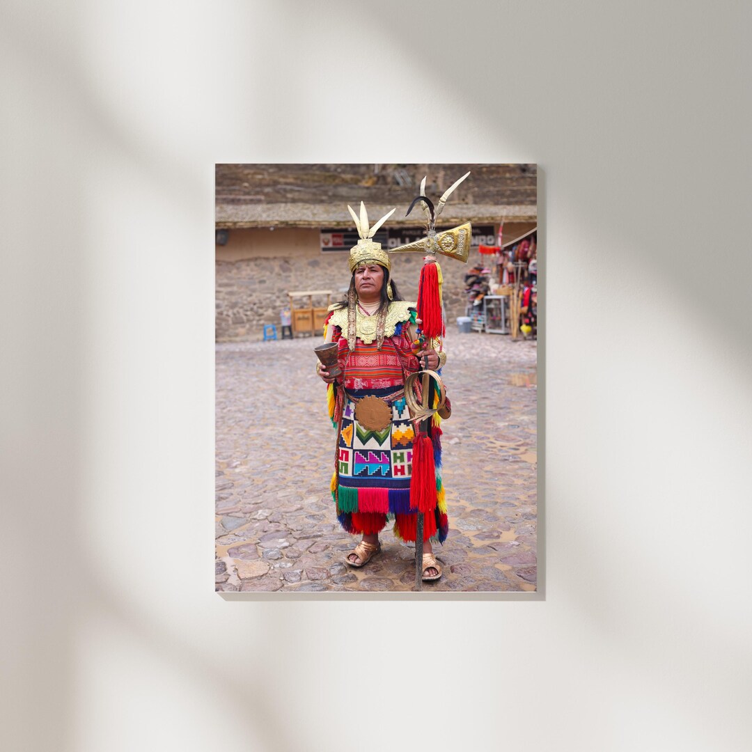 Man Dressed in Inca Traditional Clothing, Travel Photography, Lifestyle ...