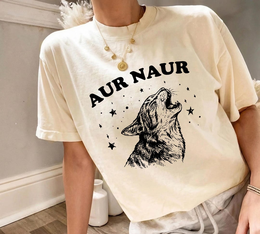 Funny Aur Naur Cat Style Oh No Surprised Cat T-shirt, Vintage Animal ...